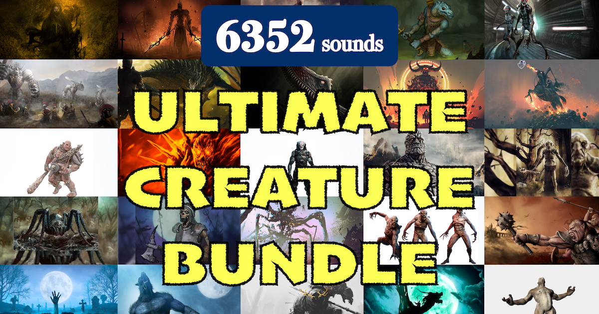 Ultimate Creature Vocalizations Bundle | Creatures Sound FX | Unity ...