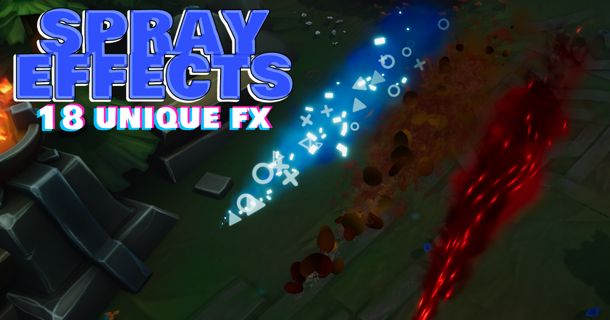 Sprays, Flamethrowers and Beams FX | Spells | Unity Asset Store