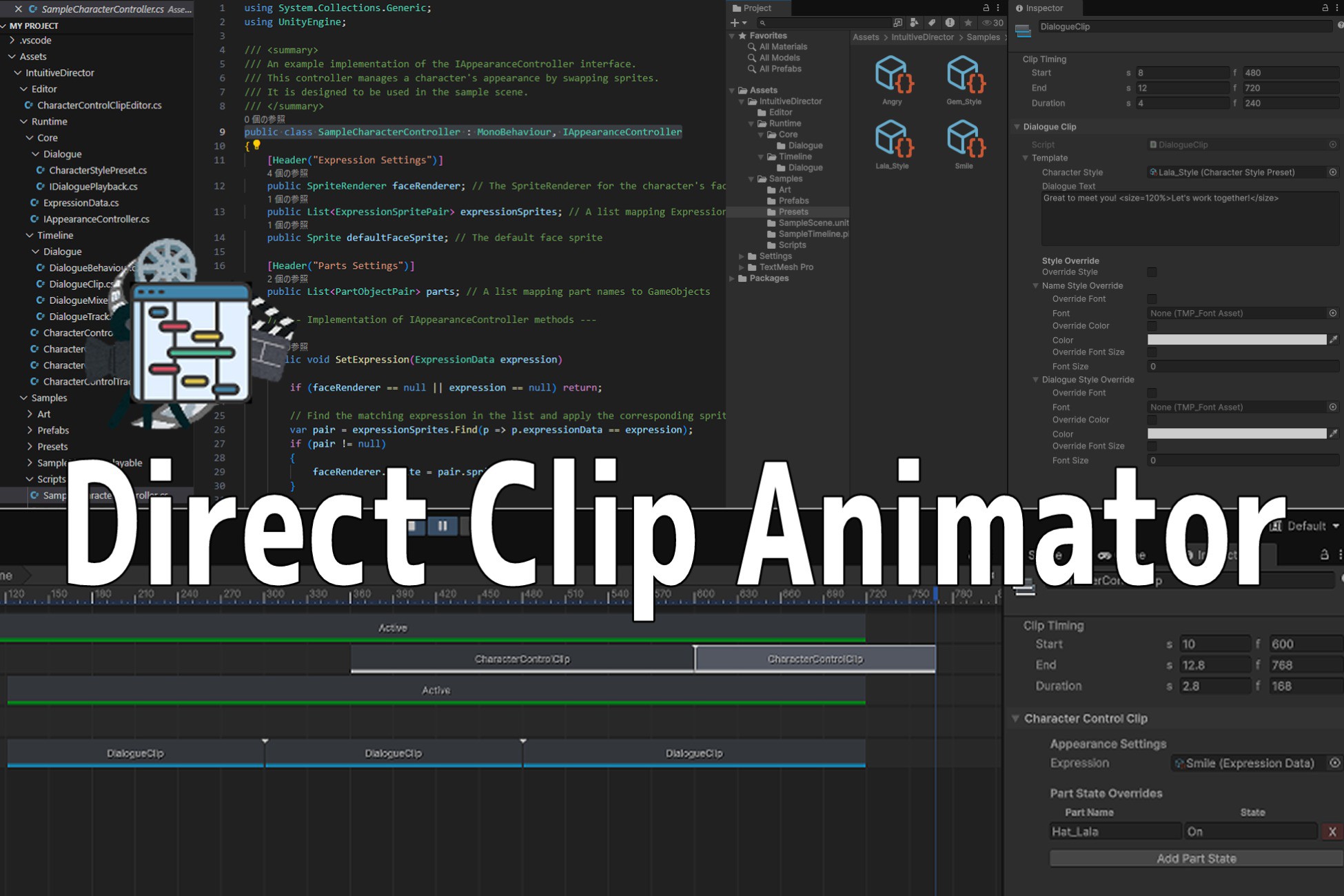 Direct Clip Animator | Animation Tools | Unity Asset Store