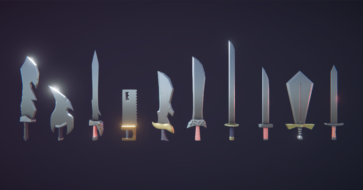 Fantasy Swords (PBR) | 3D 武器 | Unity Asset Store