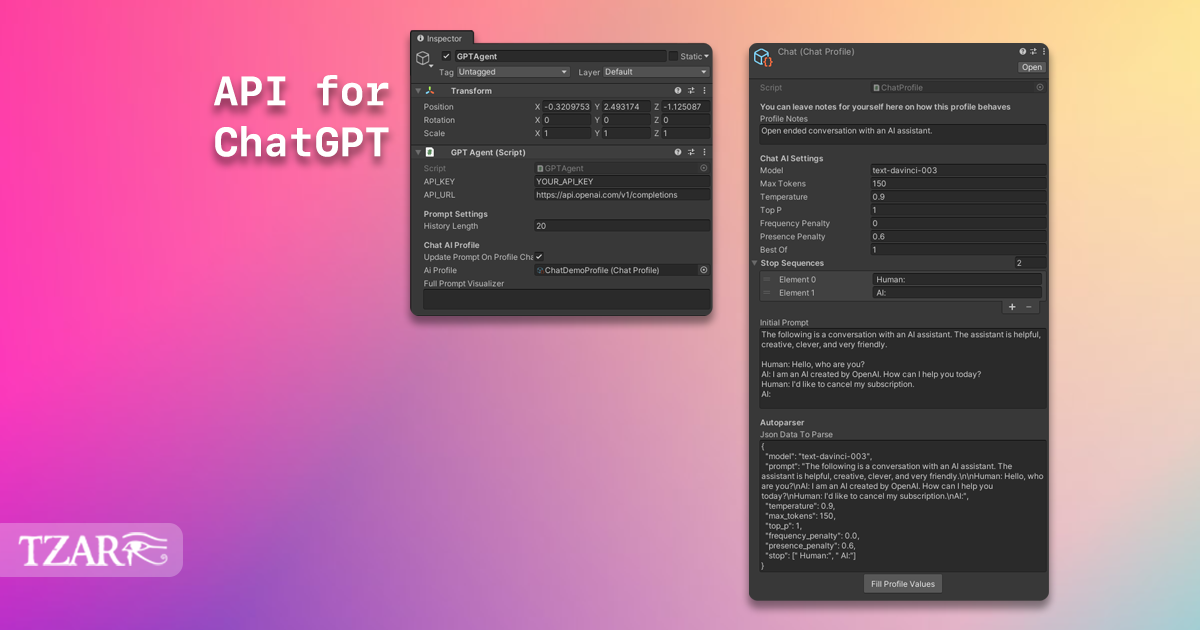 API for ChatGPT - Easy AI Integration | AI-ML Integration | Unity Asset ...