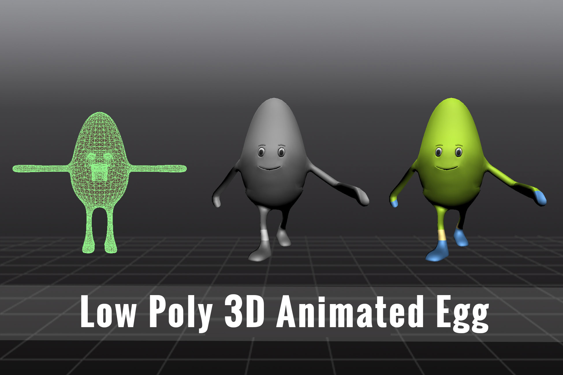 Low Poly 3D Animated Egg | 3D Characters | Unity Asset Store
