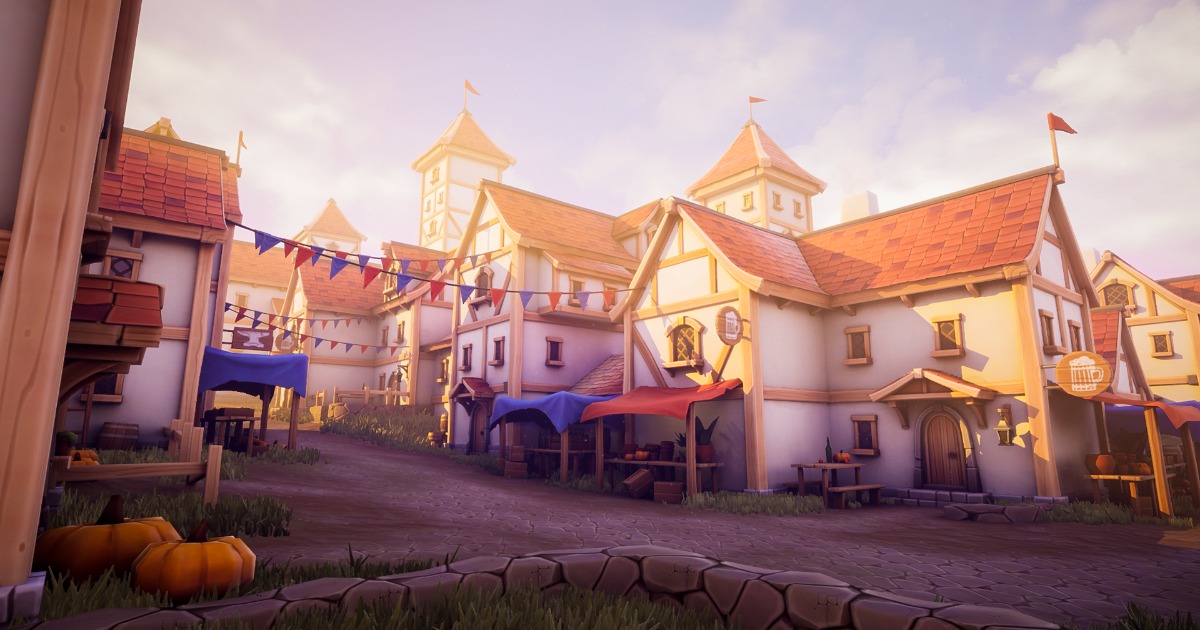 Stylized Medieval Town | 3D Historic | Unity Asset Store
