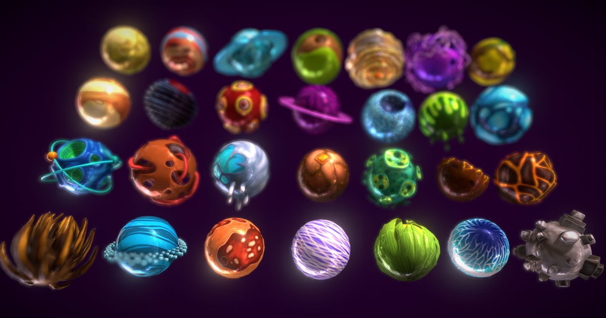 Cartoon Solar System2 | 3D Landscapes | Unity Asset Store