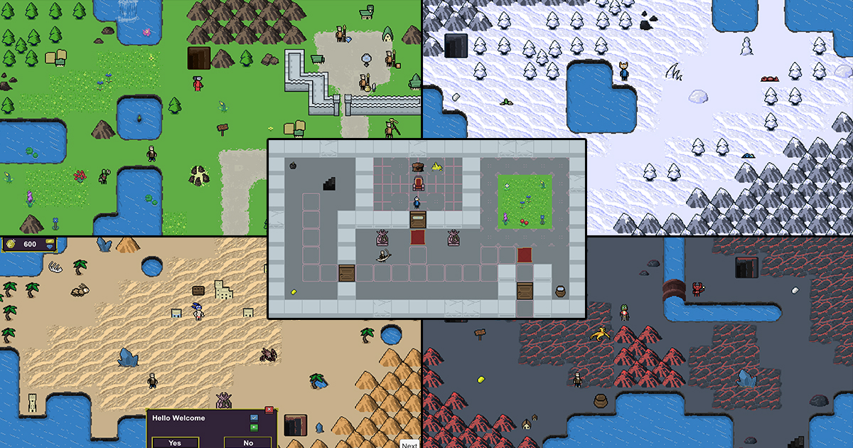 2D Pixel Art RPG Rogue Like Crawler | 2D Environments | Unity Asset Store