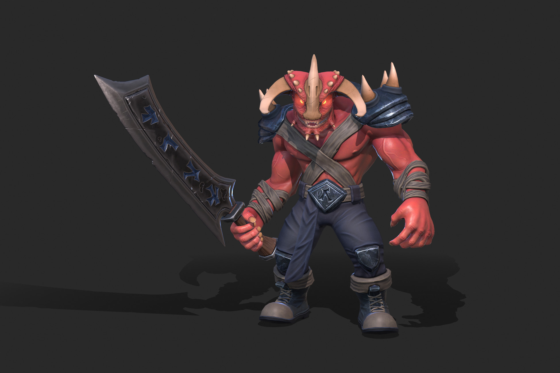 Red Daemon | 3D Characters | Unity Asset Store
