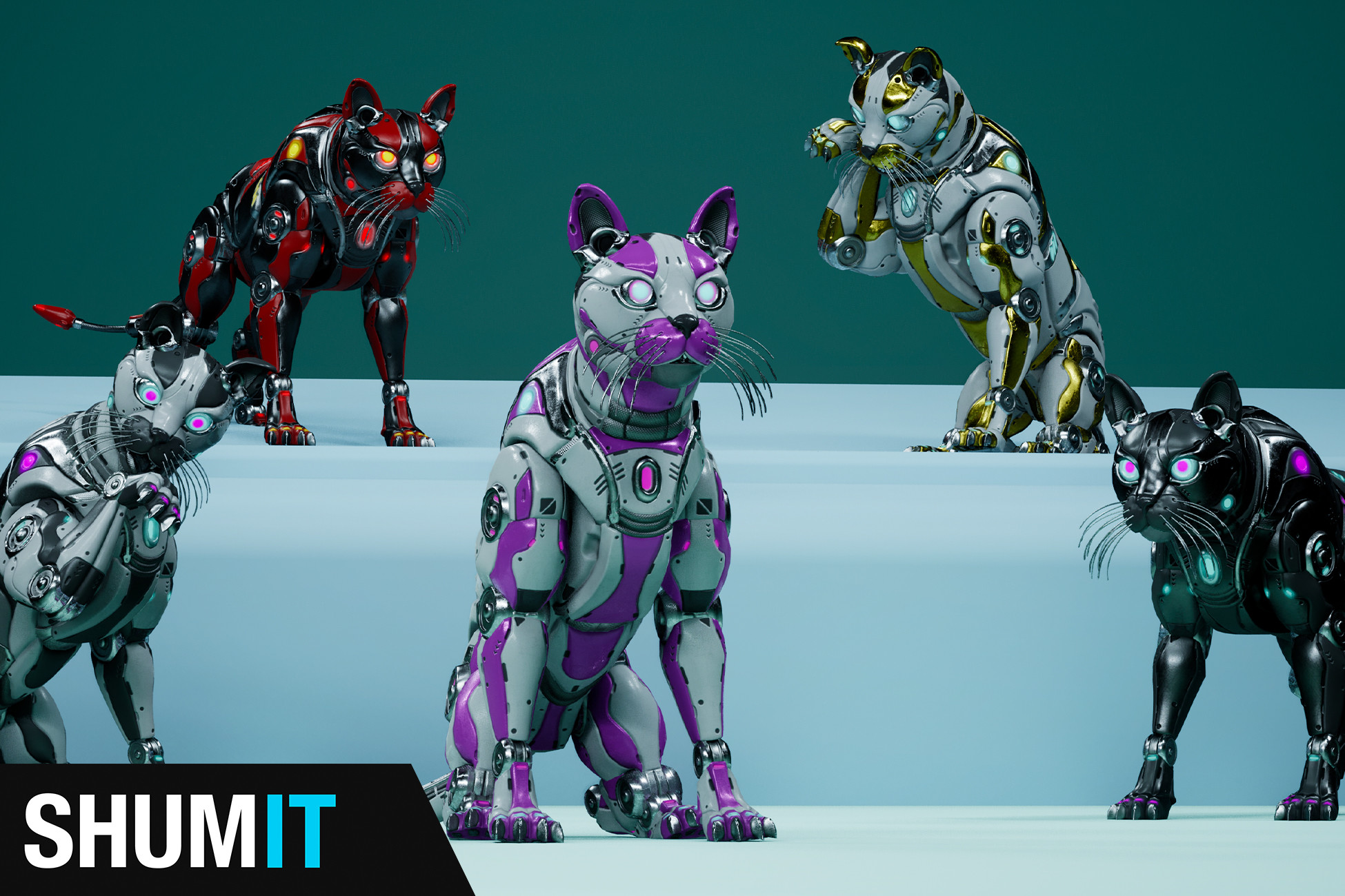 Sci-Fi Cat | 3D Characters | Unity Asset Store