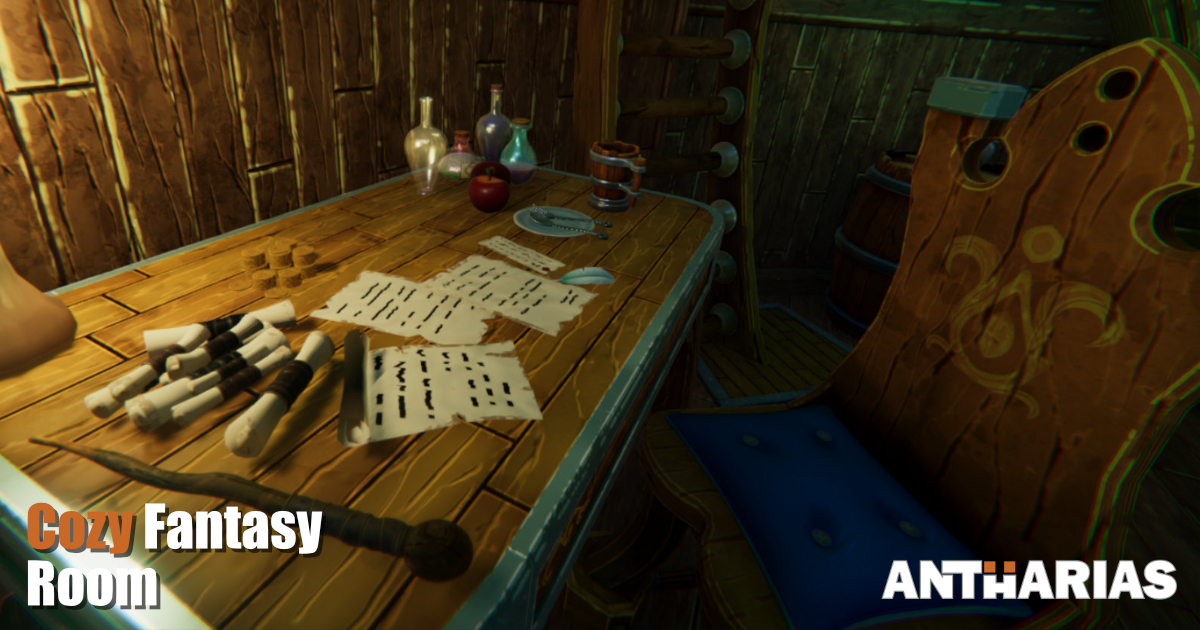 Cozy Fantasy Interior Set | 3D Environments | Unity Asset Store