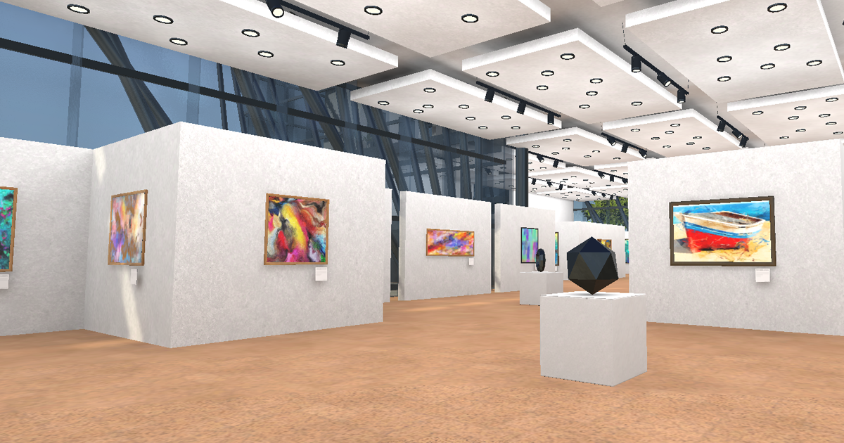 Exhibition - modern gallery | 3D Interior | Unity Asset Store