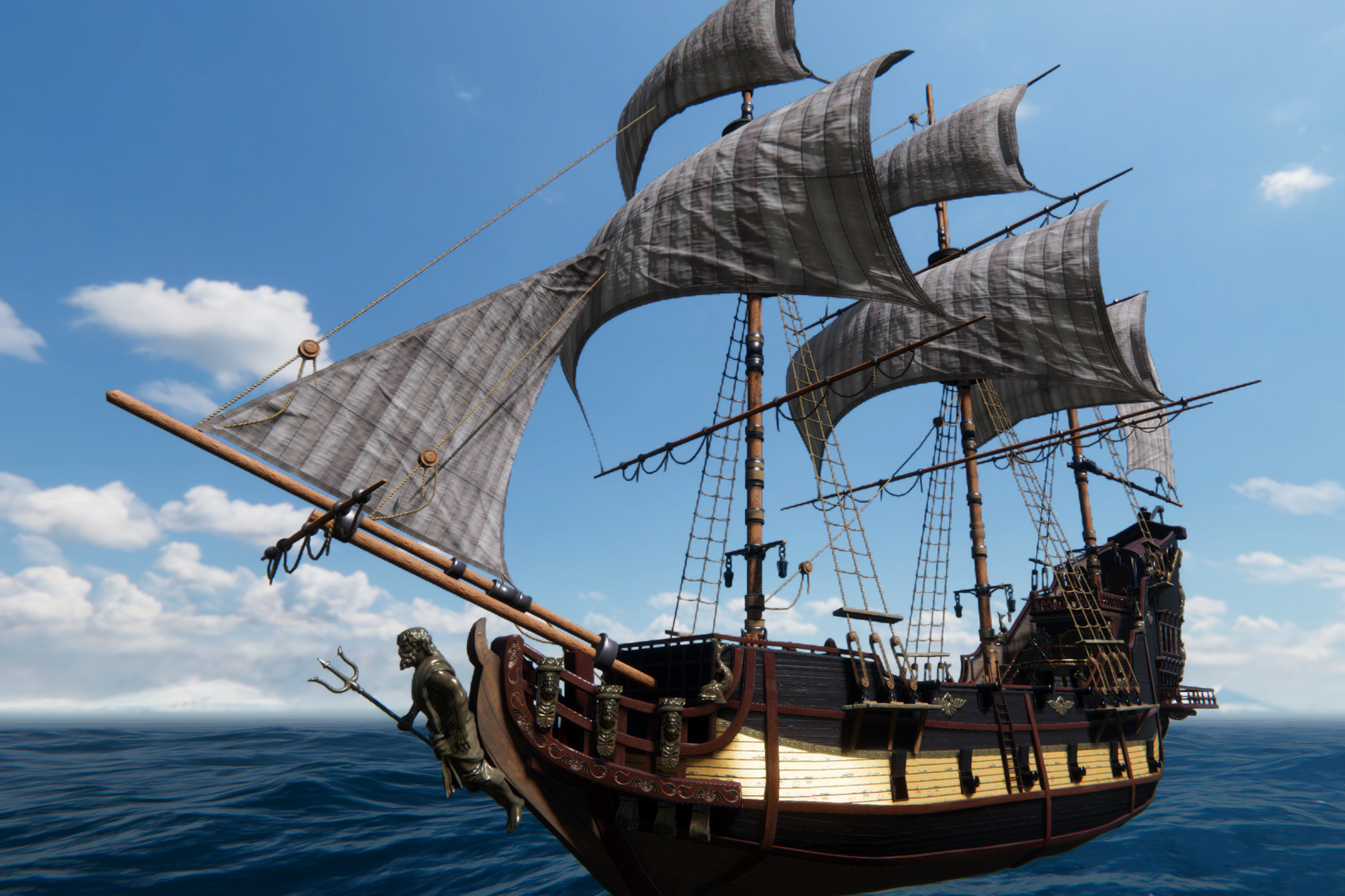 Trident Medieval Fantasy Ship | 3D Sea | Unity Asset Store