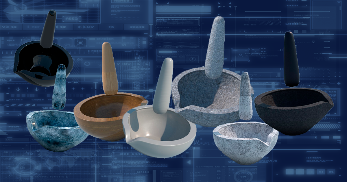 Science Lab - Mortar and Pestle | 3D 工具 | Unity Asset Store