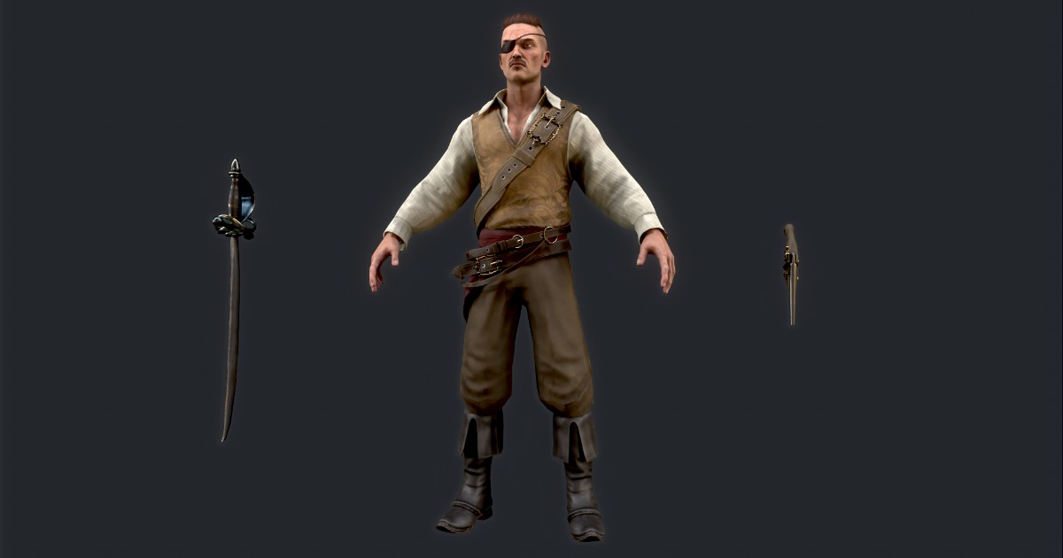 pirate v3 | Characters | Unity Asset Store