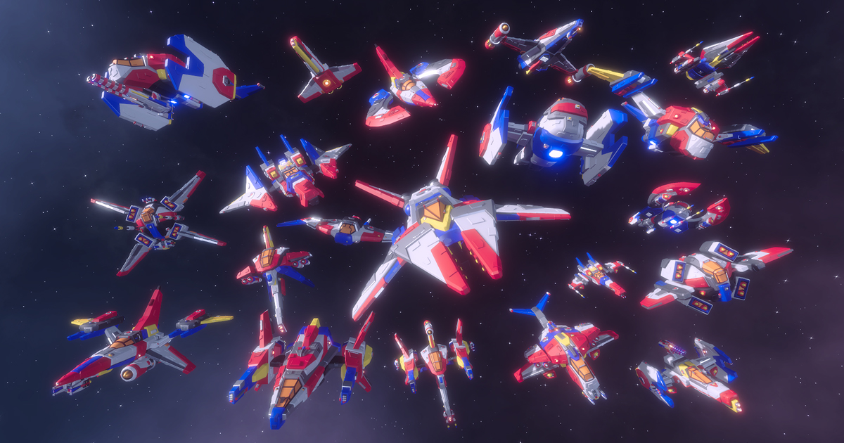 Modular Space Fighter PBR | 3D Space | Unity Asset Store