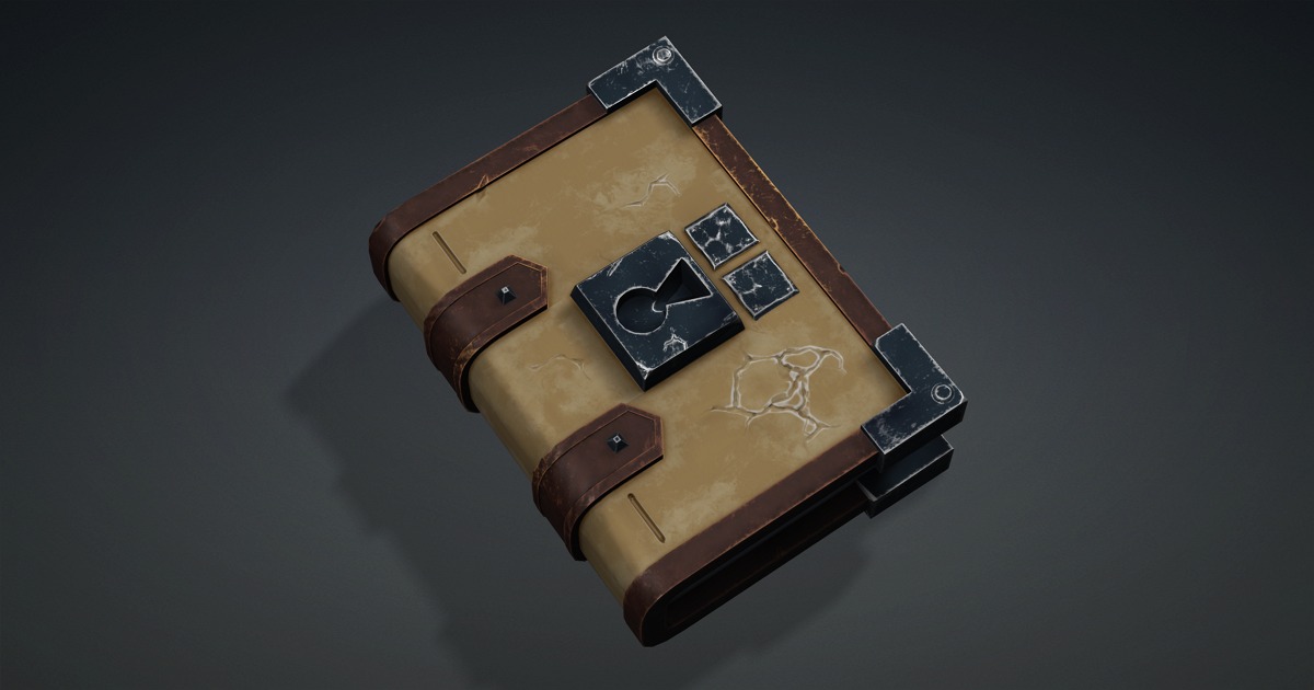Stylized Lock Book | 3D Props | Unity Asset Store