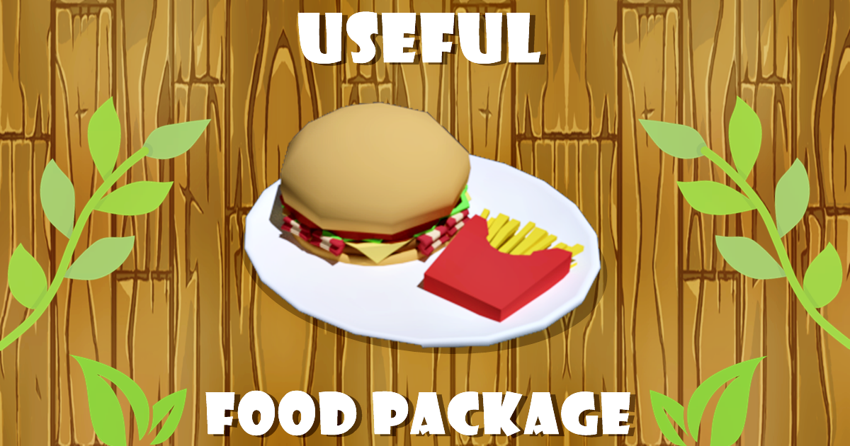 Useful Food Package | 3D 음식 | Unity Asset Store