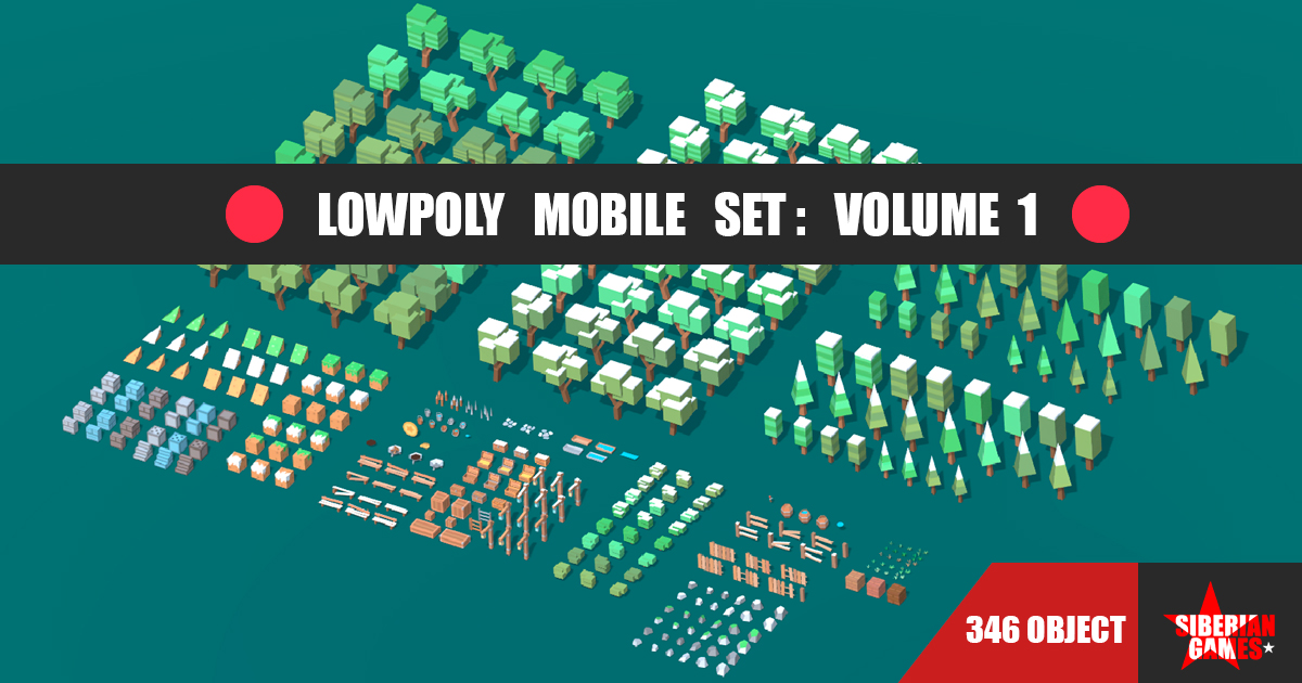 Low Poly Mobile Set: Volume 1 | 3D Environments | Unity Asset Store