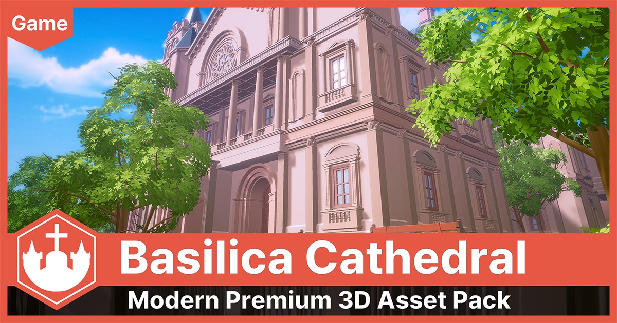 The Basilica Cathedral (UModeler X) | 3D Historic | Unity Asset Store