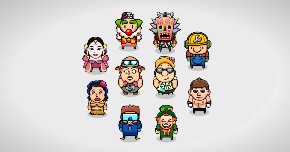 2D Characters - Holiday Bundle | 2D Characters | Unity Asset Store