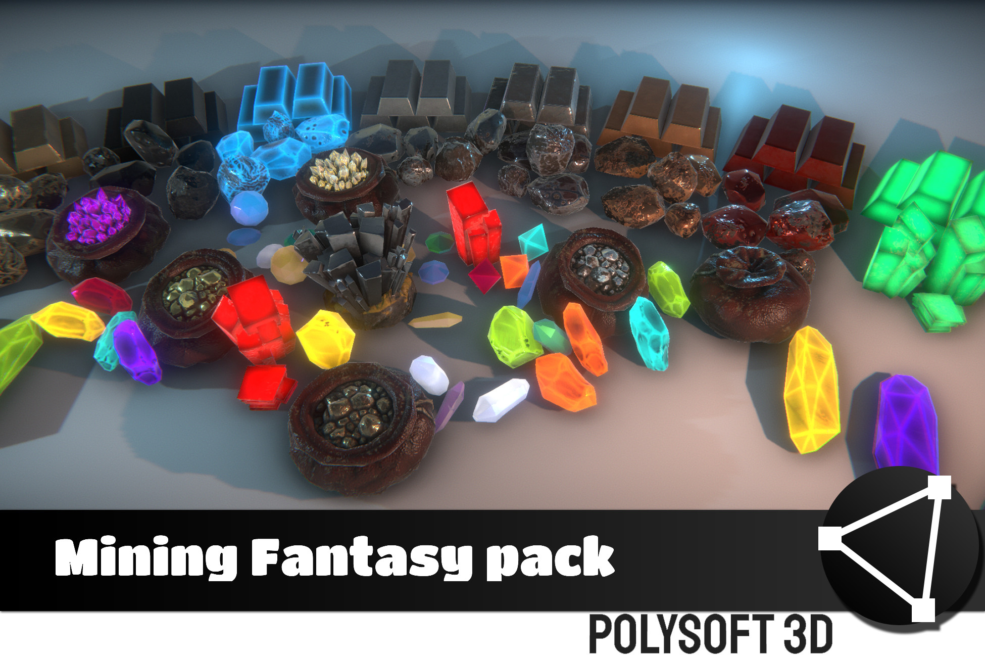 Mining fantasy pack | 3D Props | Unity Asset Store