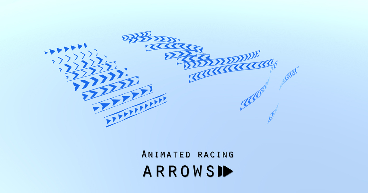 Animated racing arrows | 3D Props | Unity Asset Store