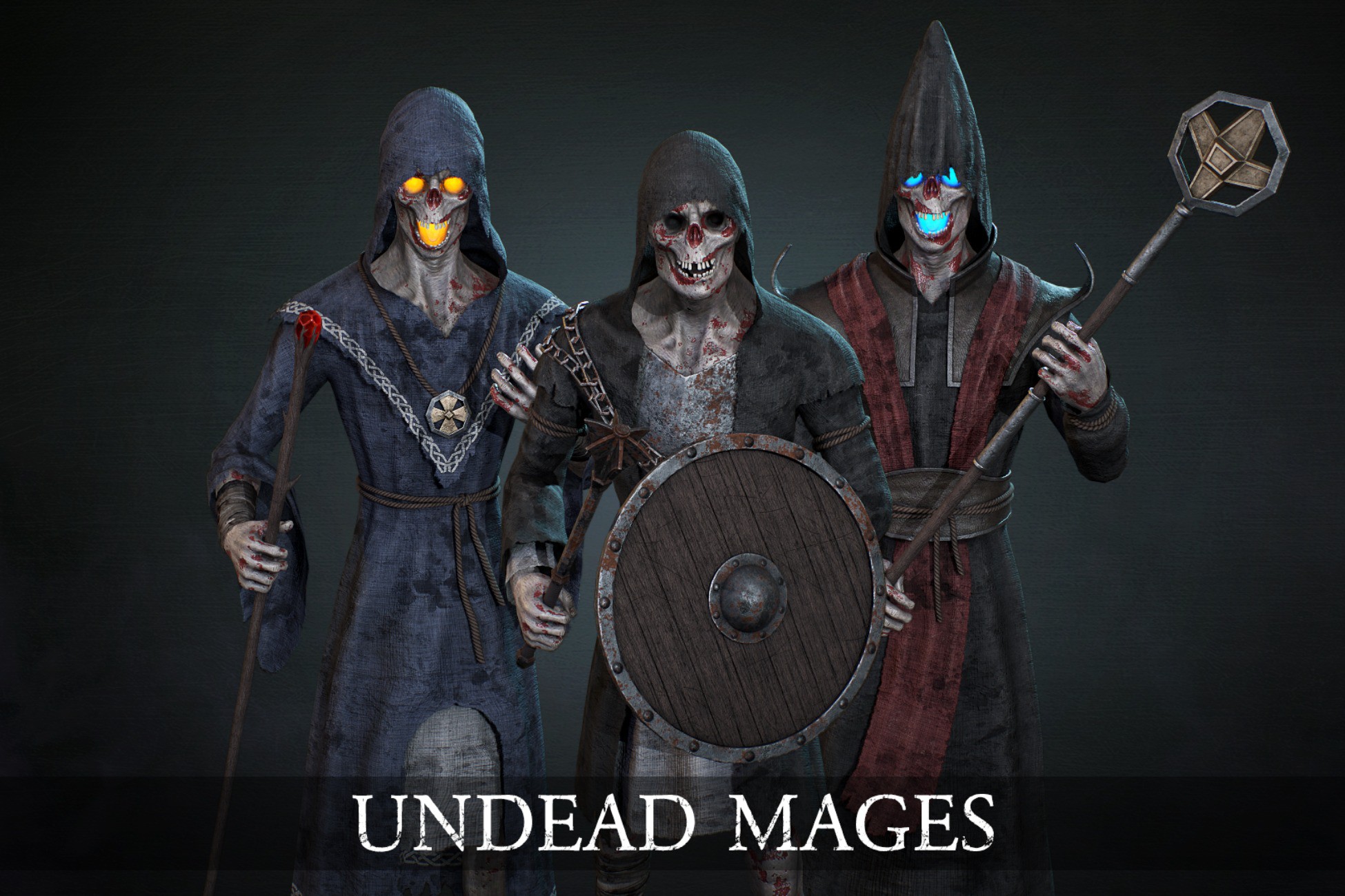 Modular Undead Mages | Characters | Unity Asset Store