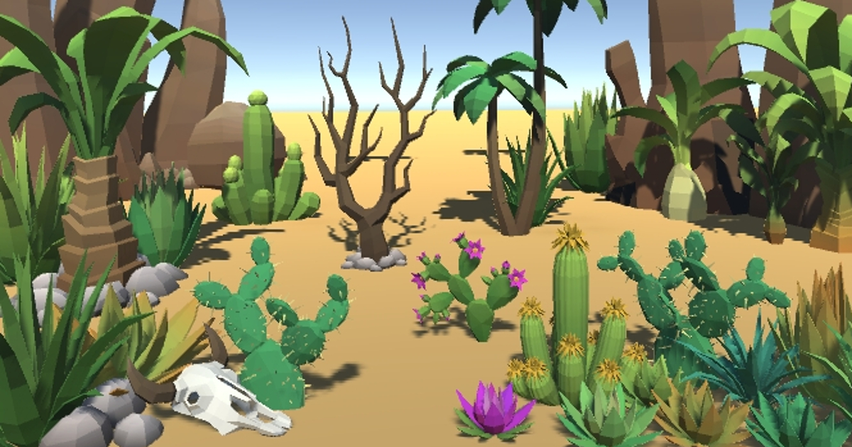 Desert Pack (209 Items) | 3D Plants | Unity Asset Store