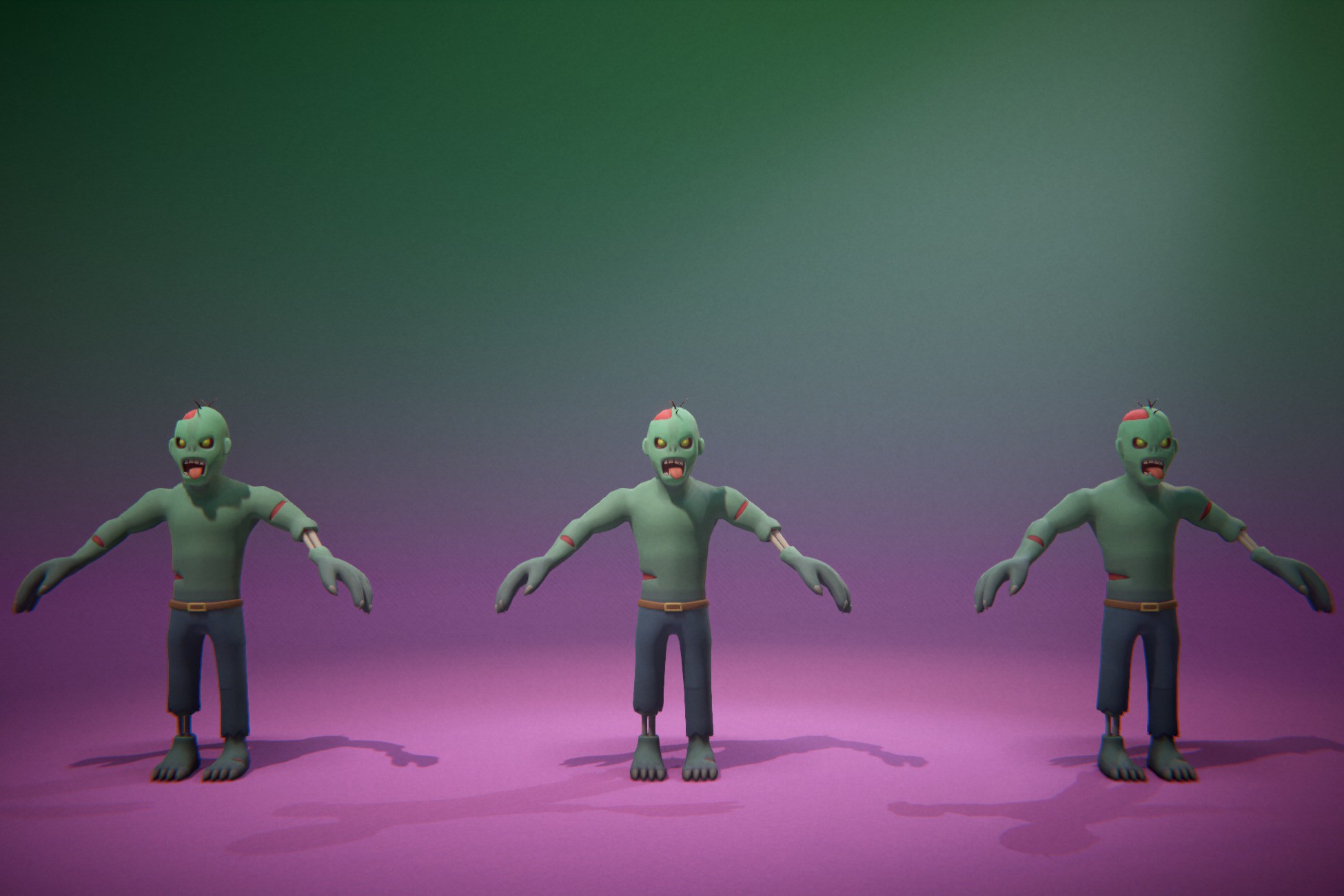 Zombie Level 3 - Characters + Animations | 3D Characters | Unity Asset Store