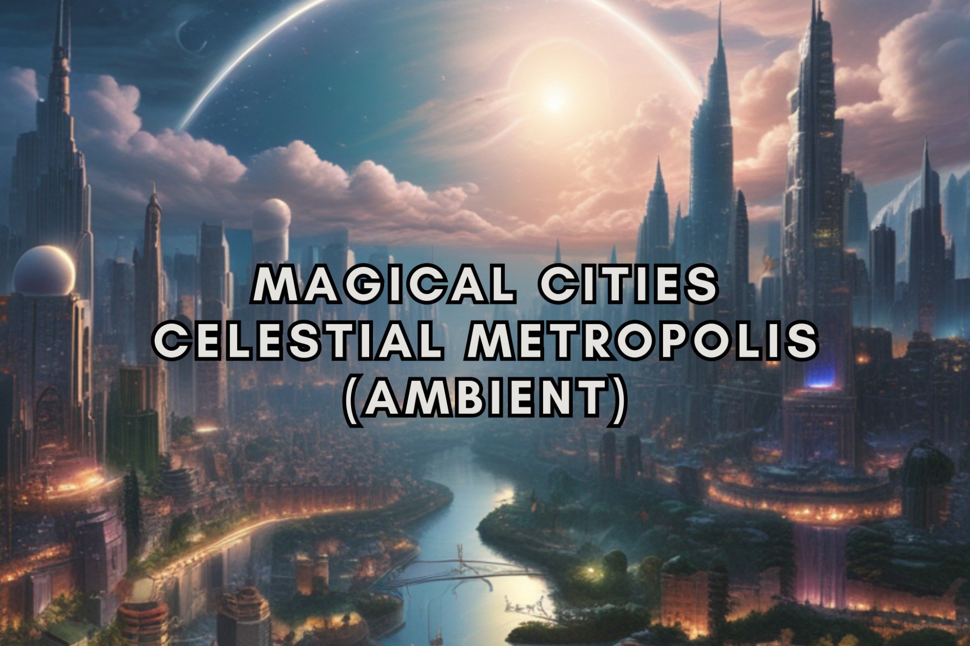 Magical Cities - Celestial Metropolis (Ambient) | 음향 주변 환경소리 | Unity ...