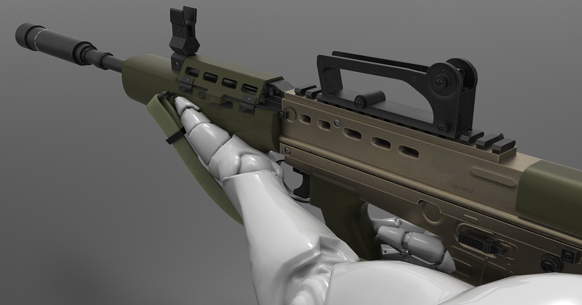 SA80 L85A1 Weapon (Fps-Tps) | 3D Weapons | Unity Asset Store