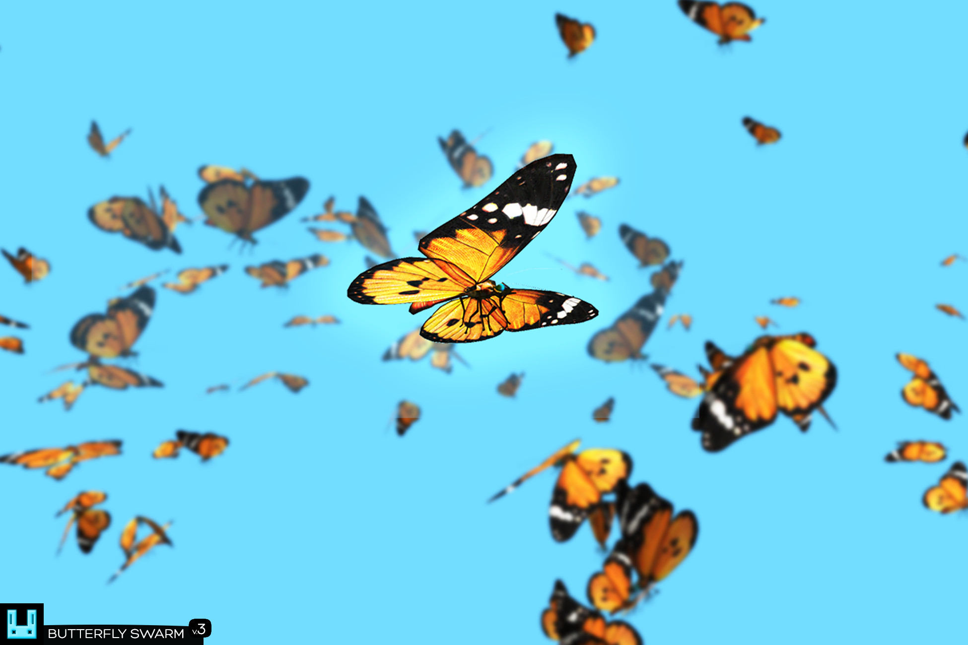 Butterfly African Monarch 2023 | Characters | Unity Asset Store
