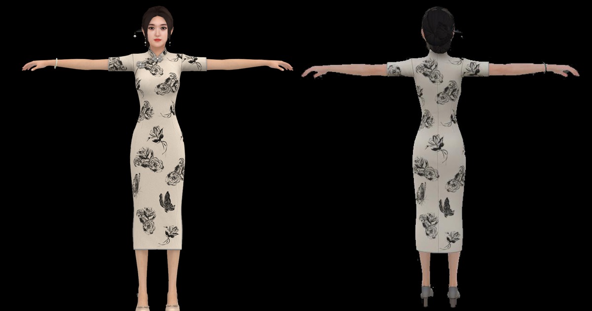 Cheongsam Girl YaWen | Characters | Unity Asset Store