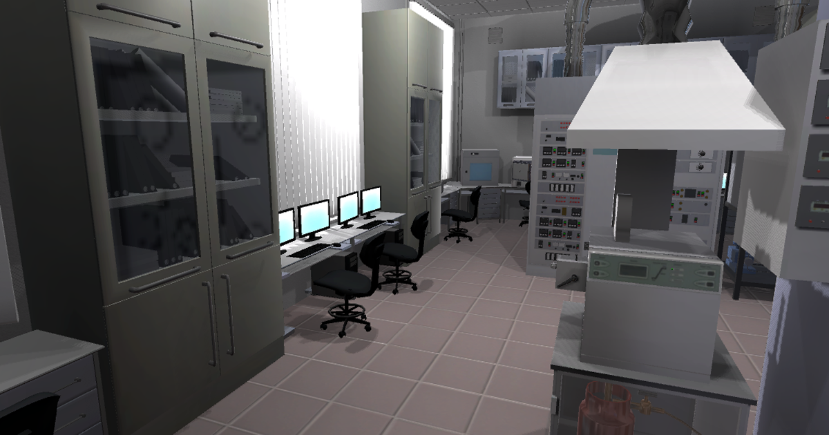 Laboratory chemical interior | 3D Interior | Unity Asset Store