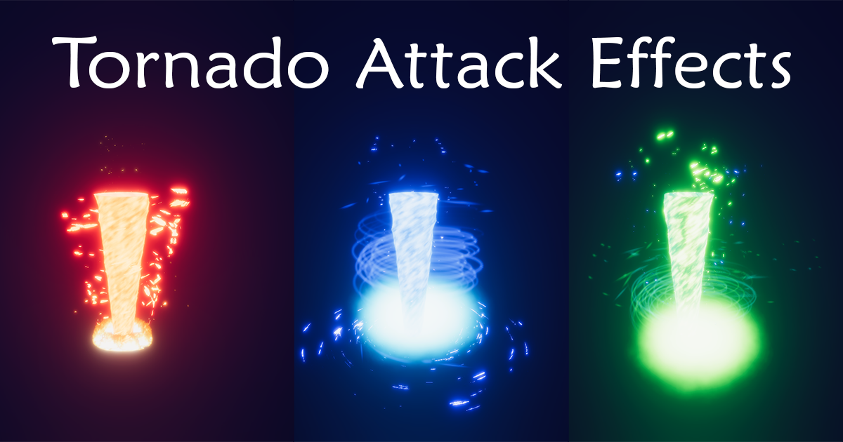 Tornado Attack Effects | VFX Particles | Unity Asset Store