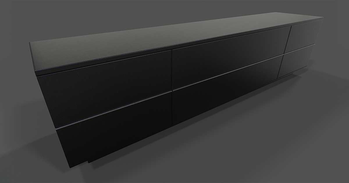Tv Stand V02 | 3D Furniture | Unity Asset Store