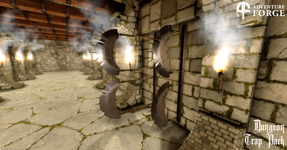 Dungeon Traps - Wall Blades | 3D Props | Unity Asset Store