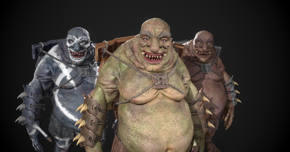 Ogre Turtle | 3D Characters | Unity Asset Store