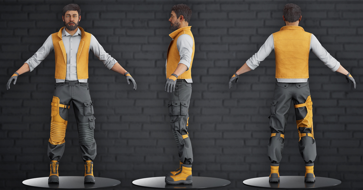 Worker 2 | Characters | Unity Asset Store