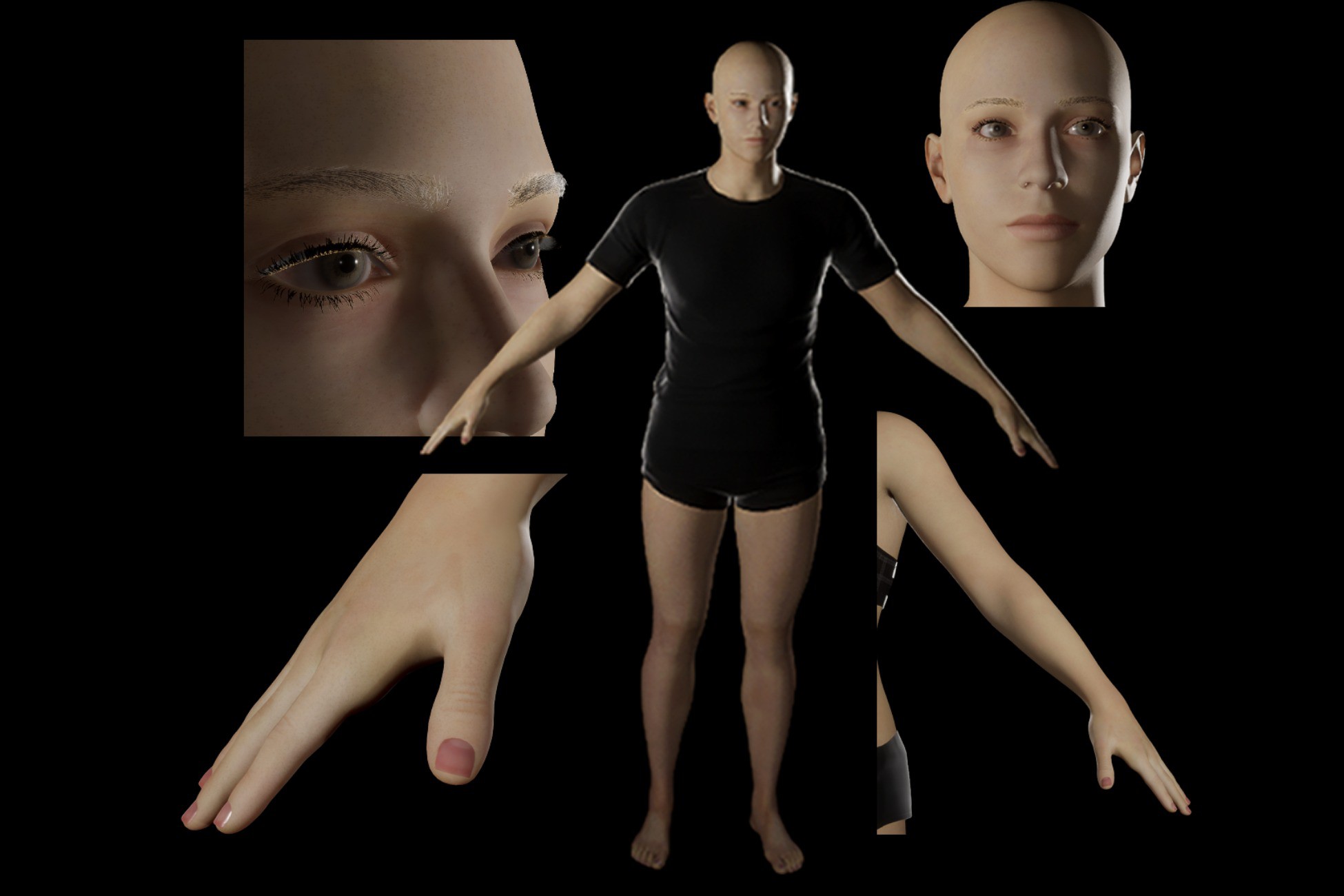 Gender Fluid Runtime Ui Character Avatar Creator Genessis 9