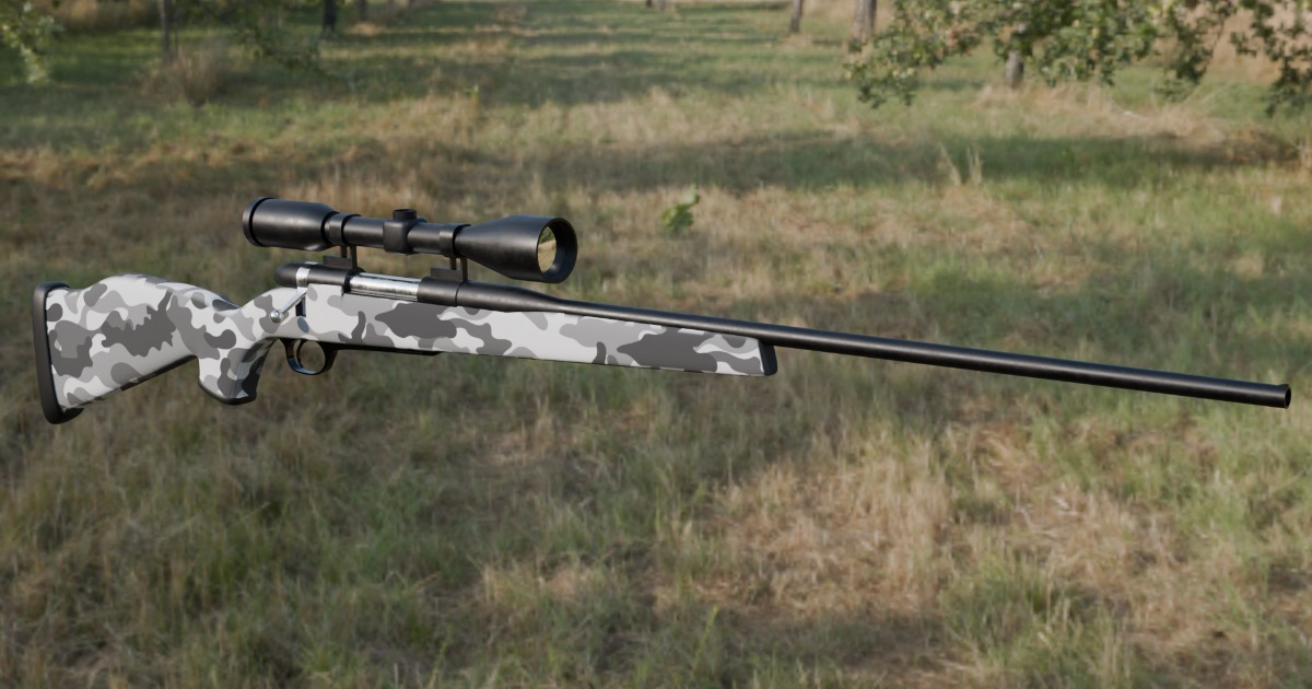 Precision Hunting Rifle - FPS Weapon | 3D 武器 | Unity Asset Store
