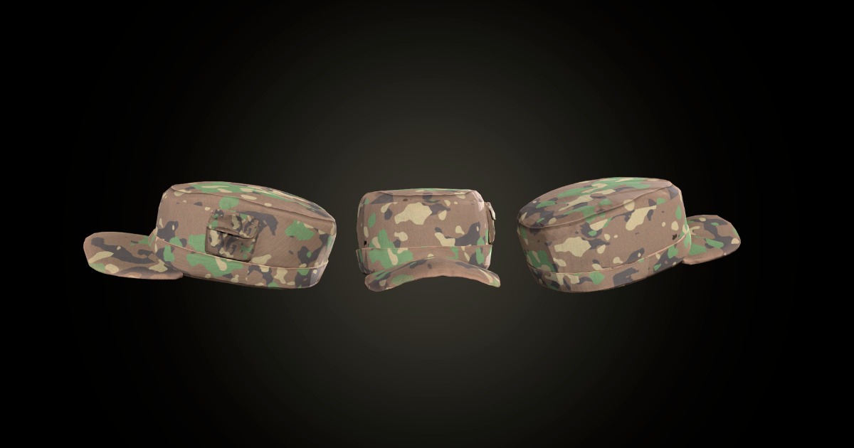 Military Hat 3 | 소품 | Unity Asset Store