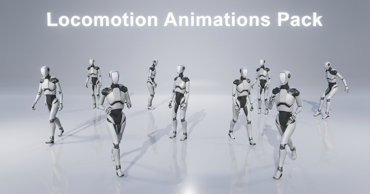 Complete Locomotion Animations Pack | 3D Animations | Unity Asset Store