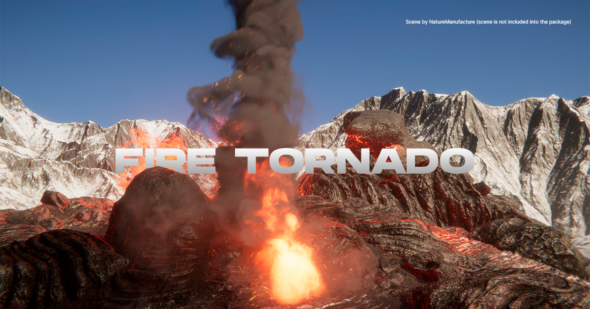 Fire Tornado - [Asset for Zibra Smoke & Fire] | VFX | Unity Asset Store