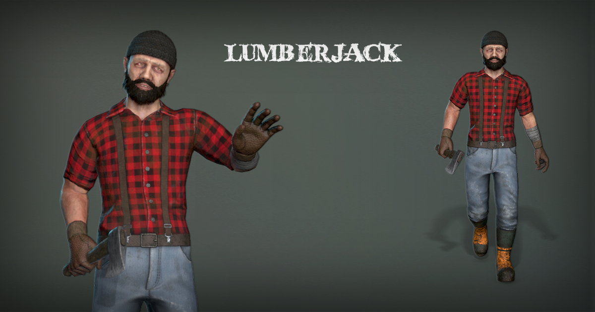 Lumberjack With Axe Characters Unity Asset Store