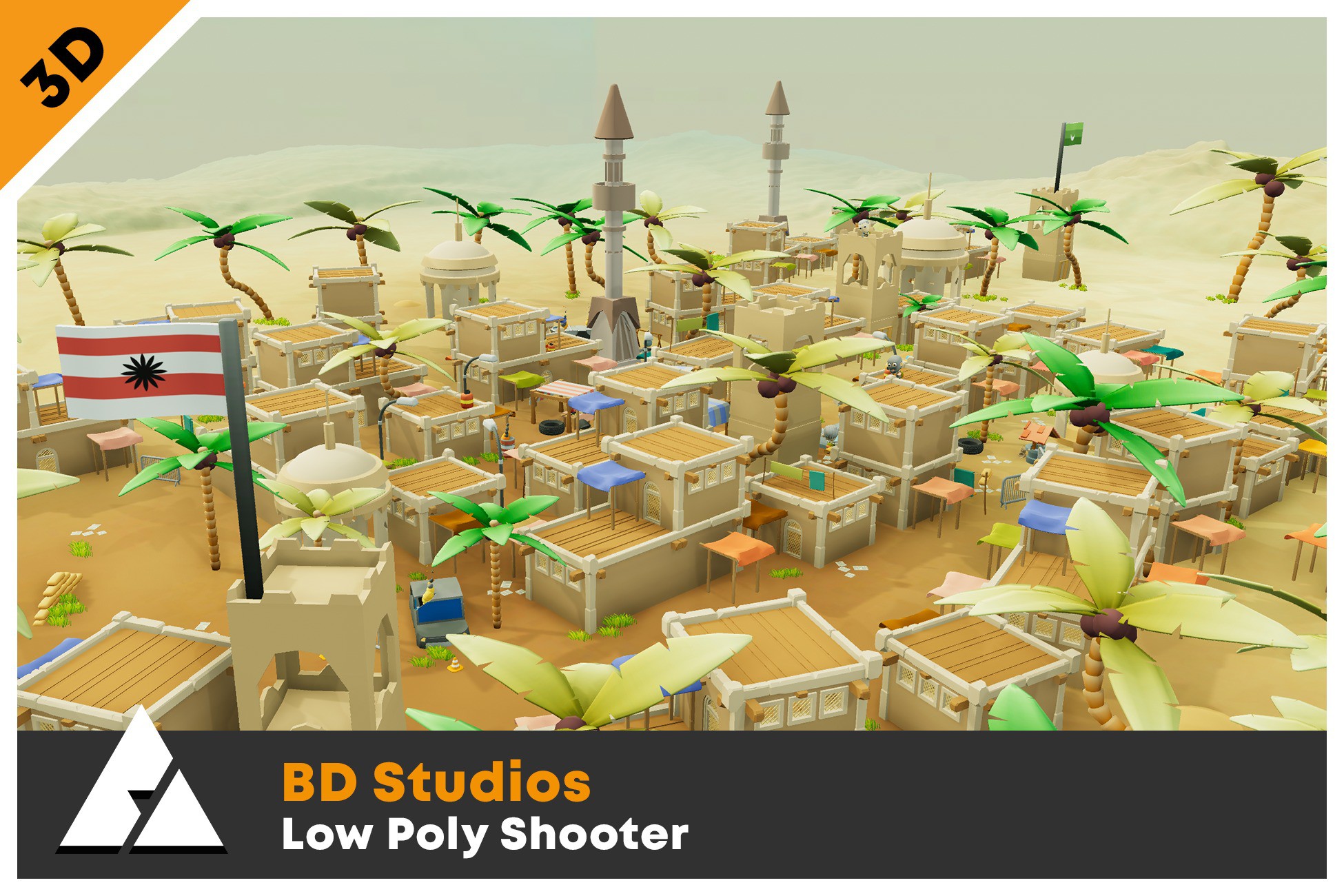 Low Poly Shooter Pack by BD Studios | 3D Environments | Unity Asset Store
