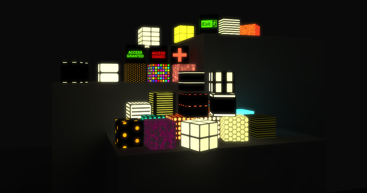 Emissive Light Panel Materials | 2D Textures & Materials | Unity Asset ... Emissive Light Panel Materials | 2D Textures & Materials | Unity Asset ...