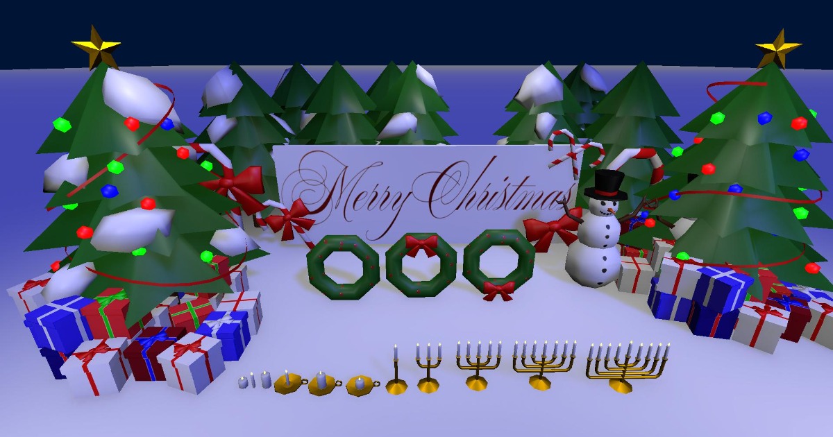 Low Poly Christmas Asset Pack | 3D Environments | Unity Asset Store