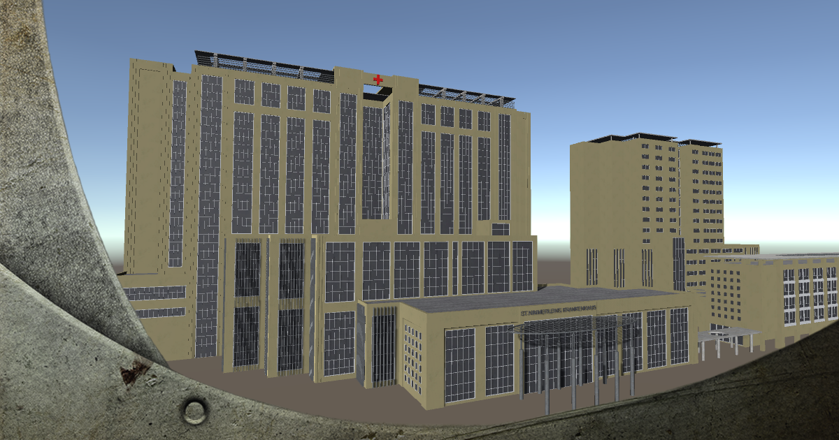 Hospital Building | 3D 道具 | Unity Asset Store