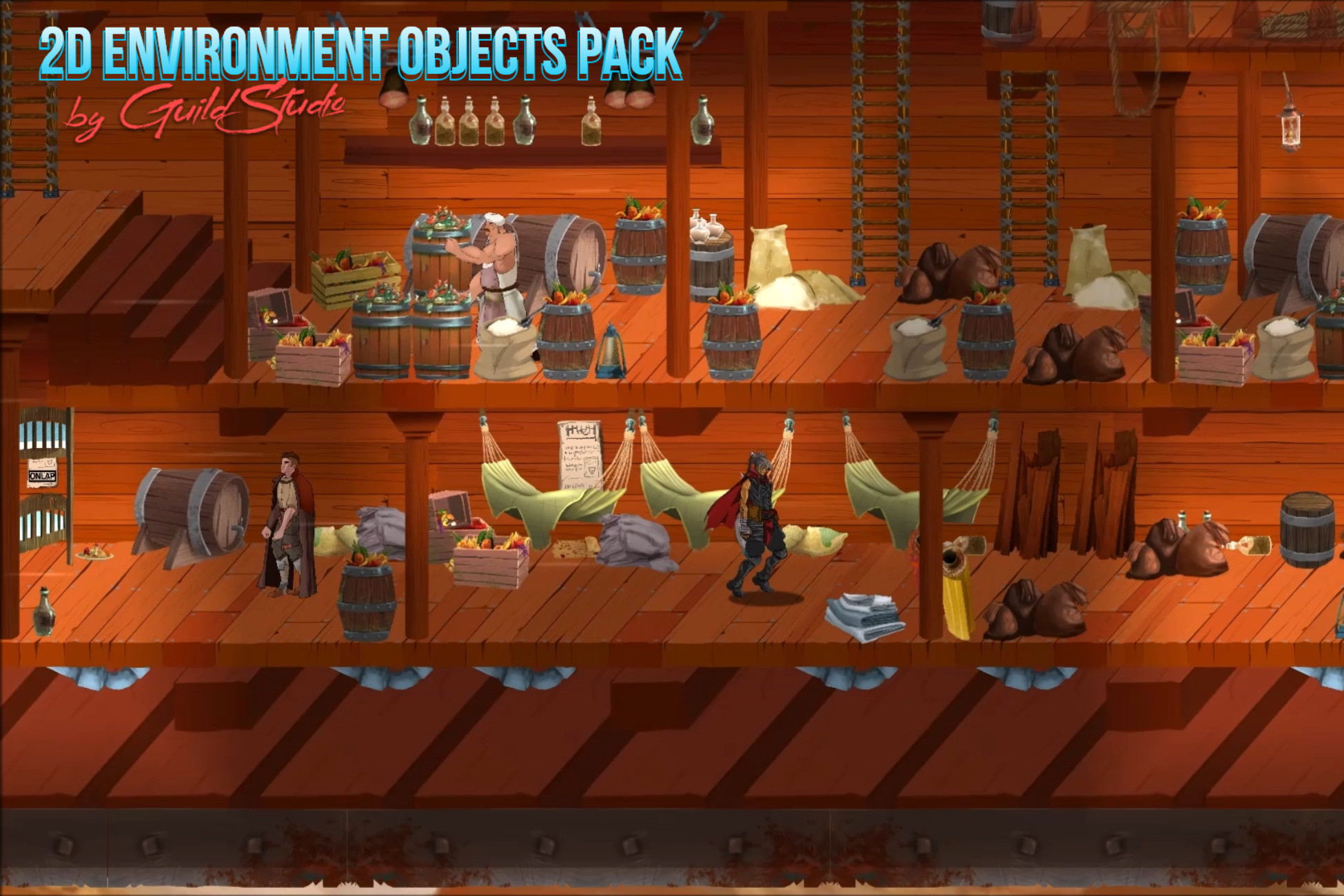 2D Fantasy / Boat Asset | 2D Environments | Unity Asset Store