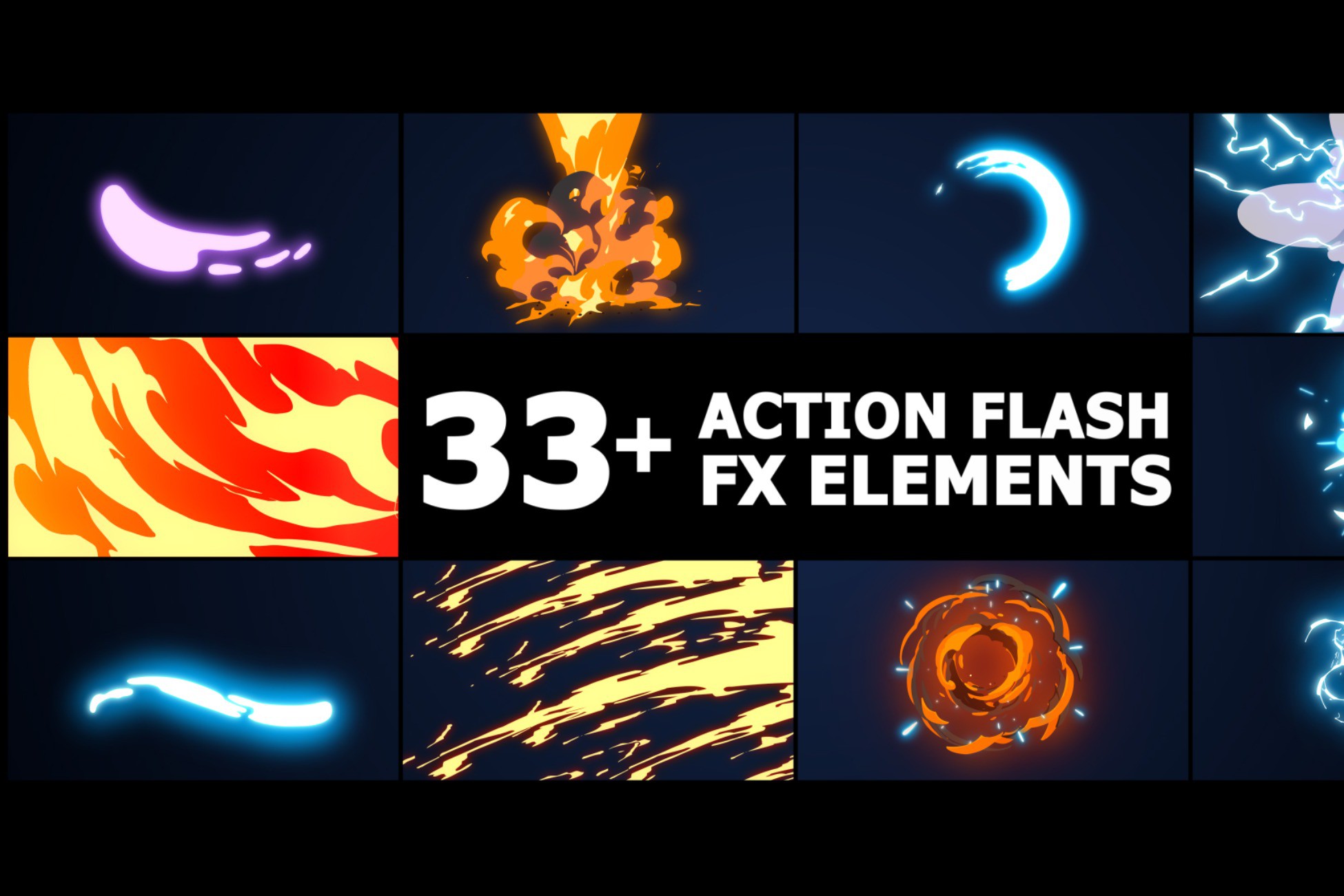 Action Flash FX Pack | 2D Textures & Materials | Unity Asset Store
