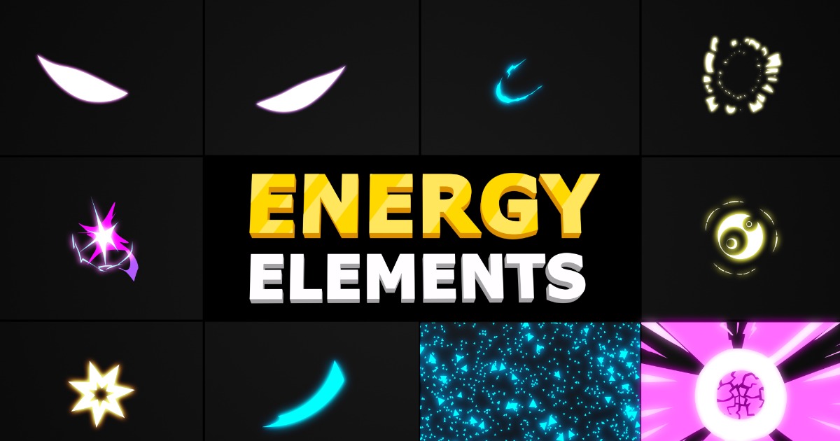 Energy Elements (26.05) | 2D Textures & Materials | Unity Asset Store